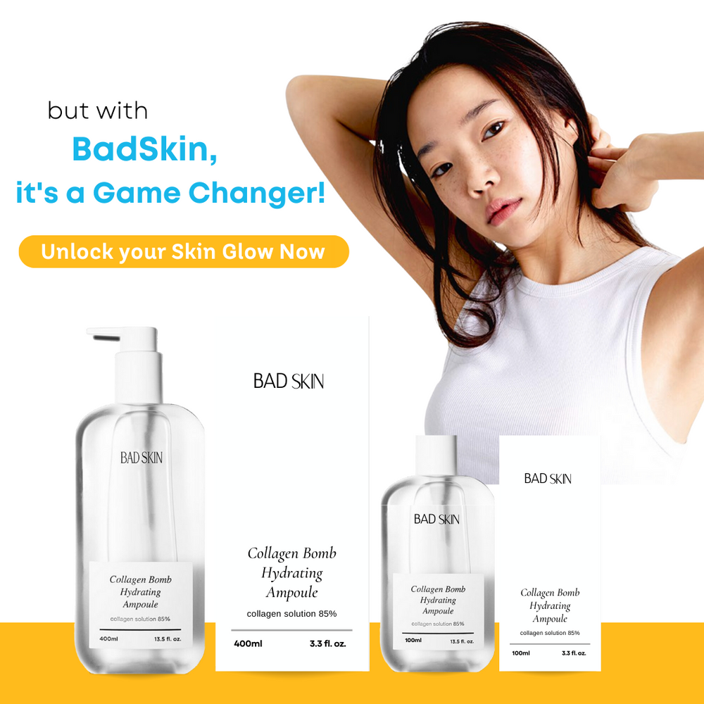 Bad Skin™ Korean Collagen Bomb Hydrating Ampoule – Aejung